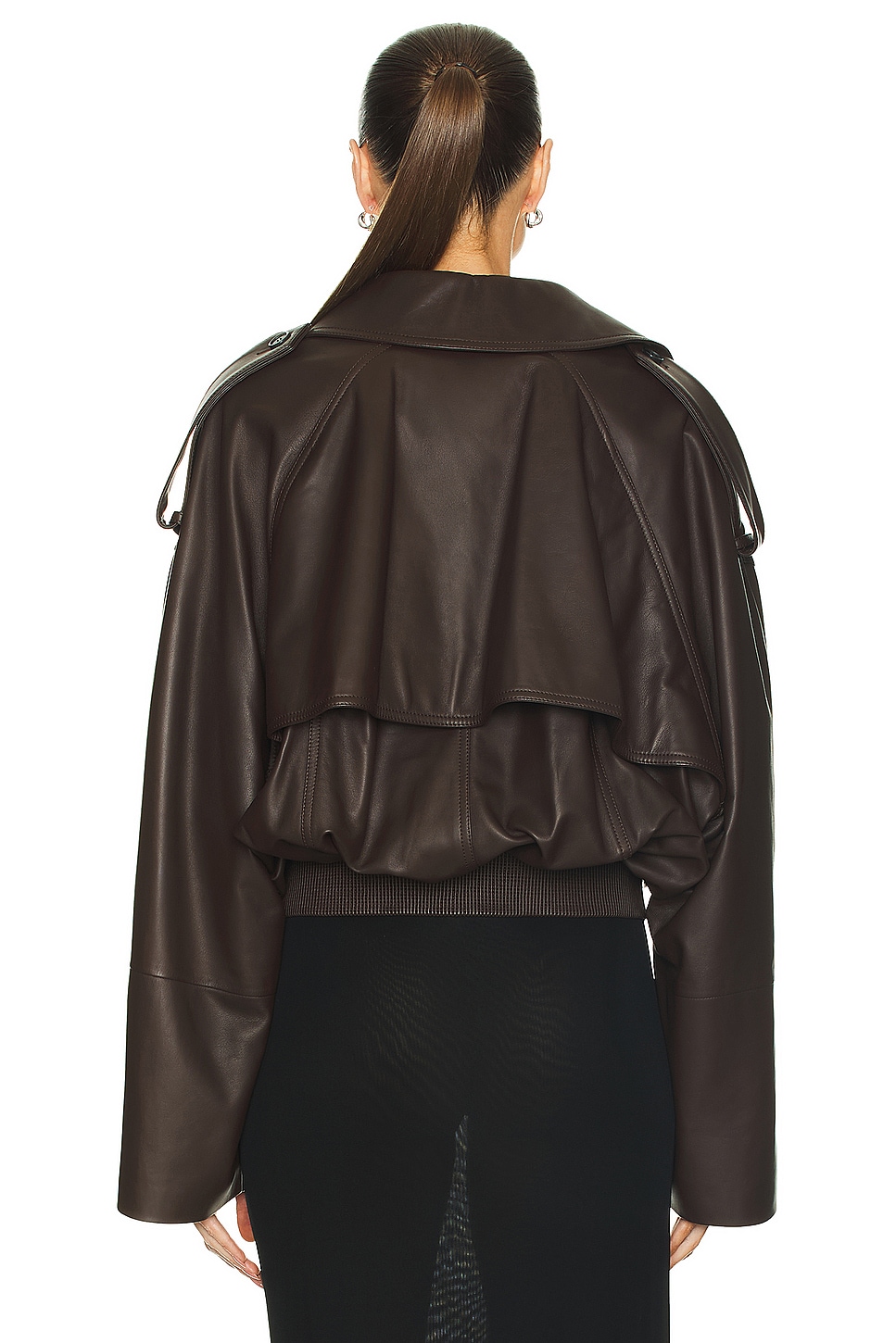 Loewe Balloon Jacket in Dark Chocolate | FWRD