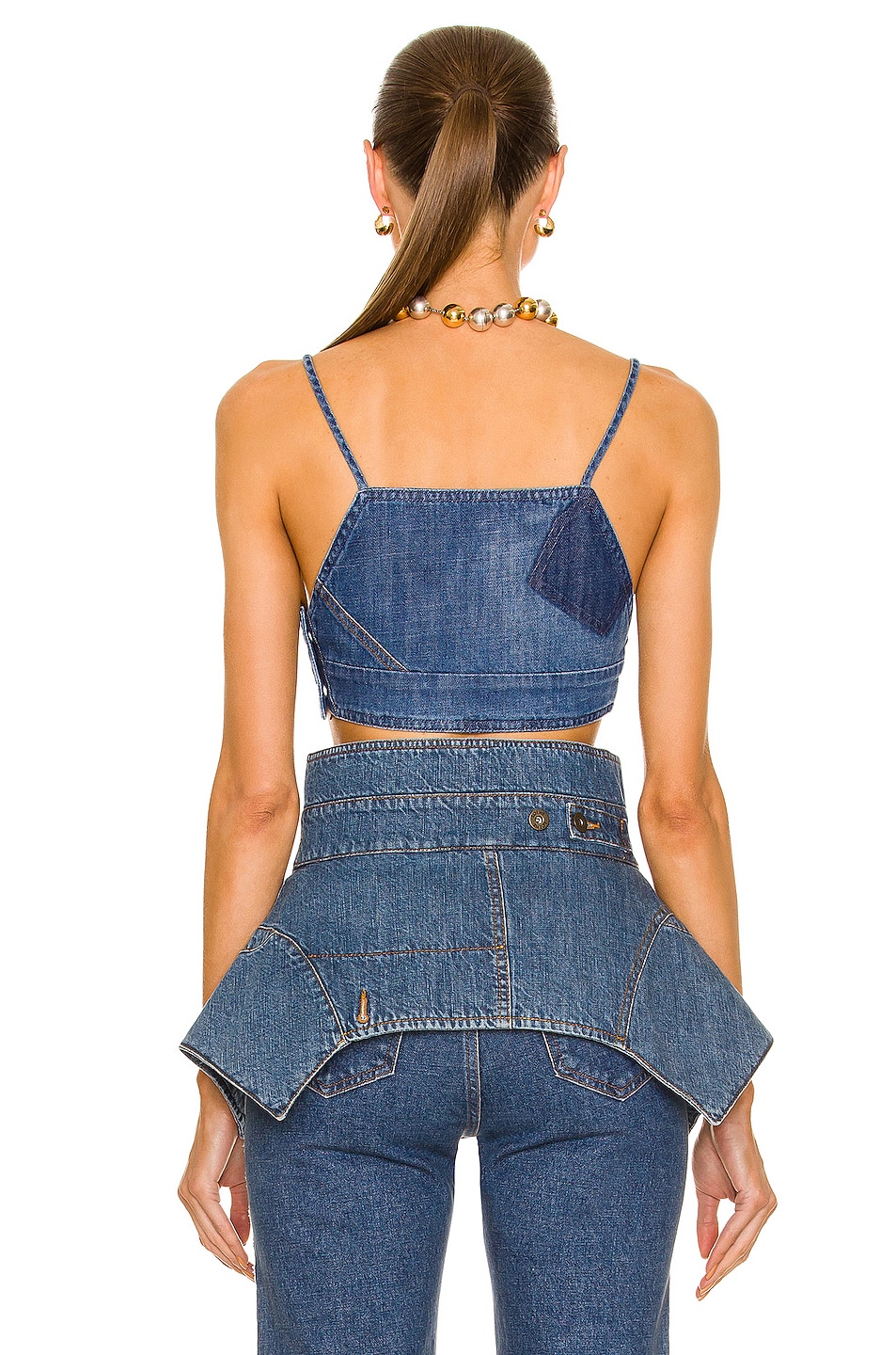 Loewe Cropped Top in Blue | FWRD