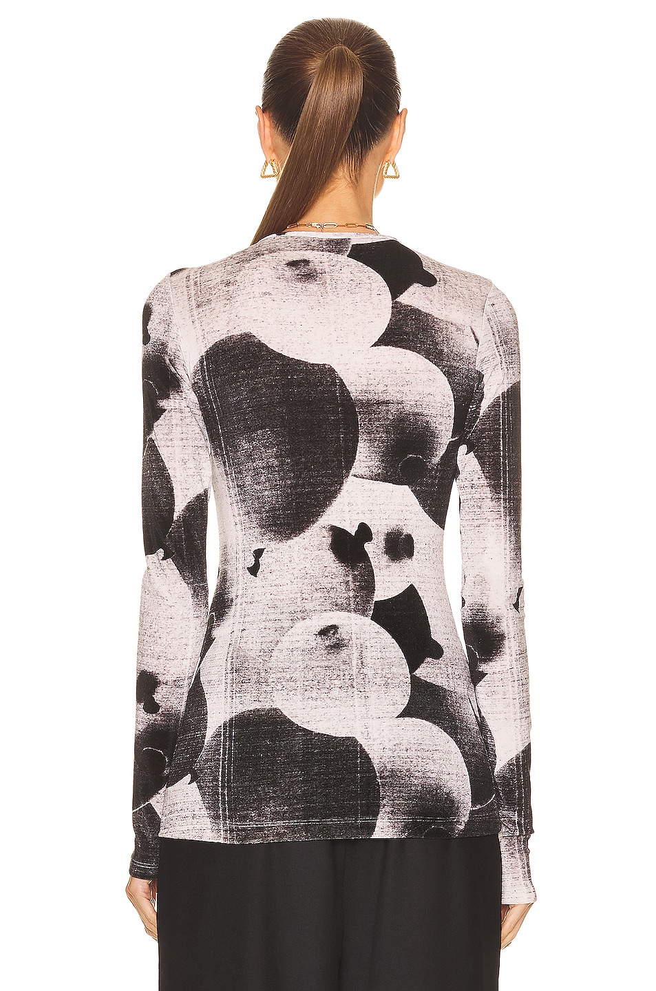 Loewe Balloon Print Top in Black & White | FWRD