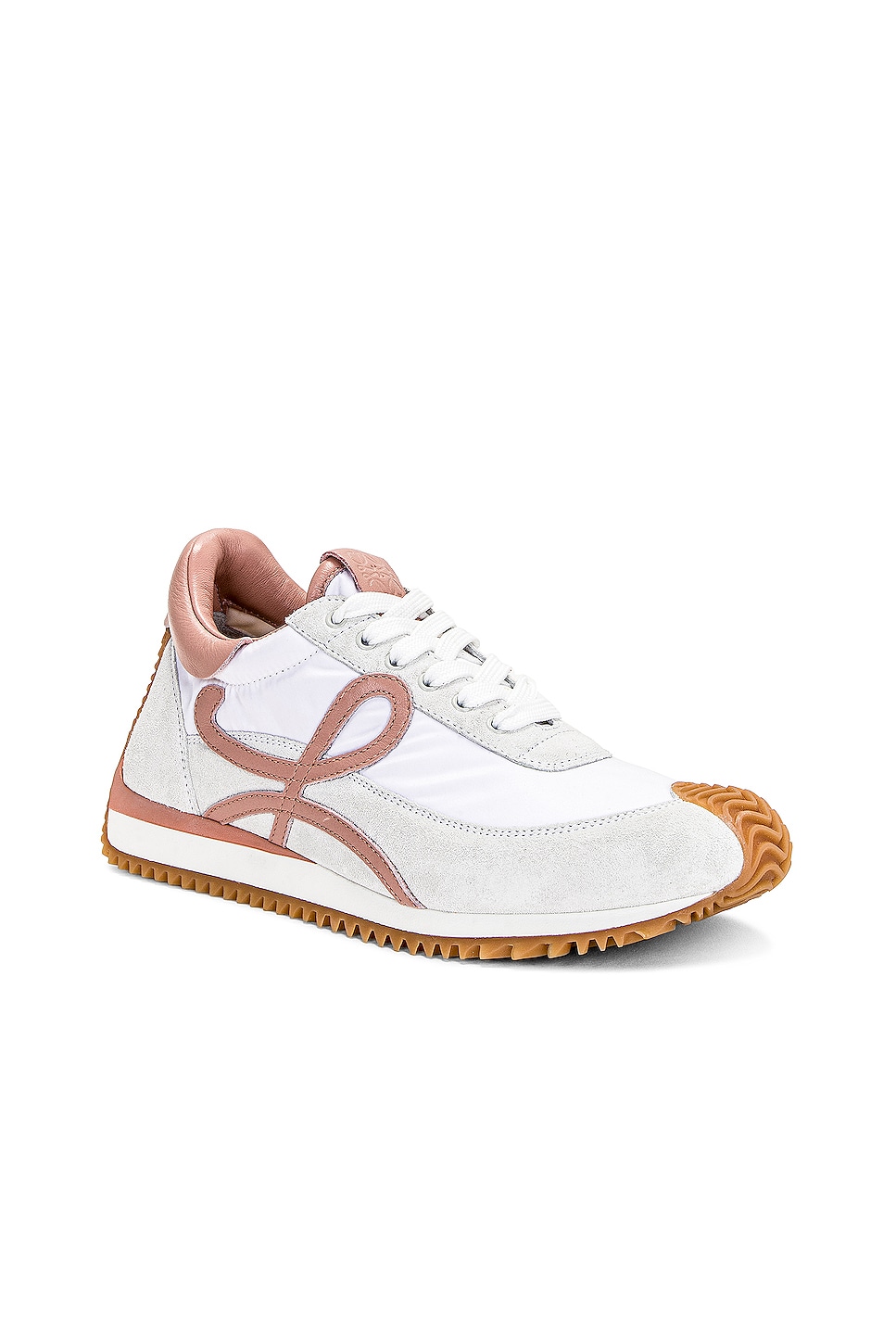 Loewe Flow Runner Sneaker in White & Powder | FWRD