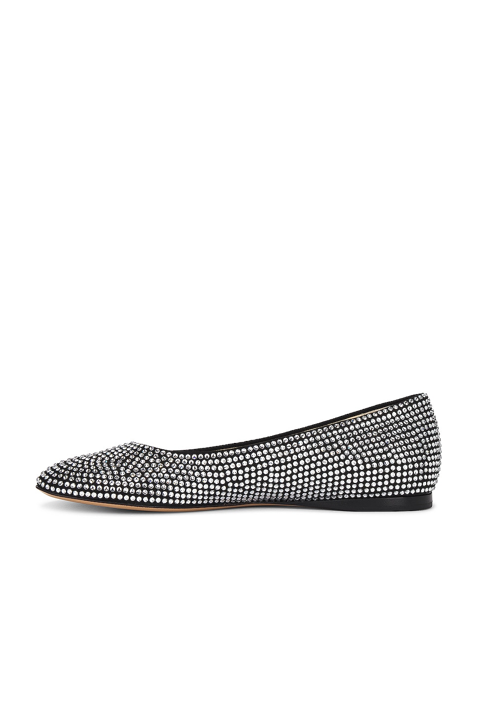 Loewe Toy Strass Ballerina Flat in Black | FWRD