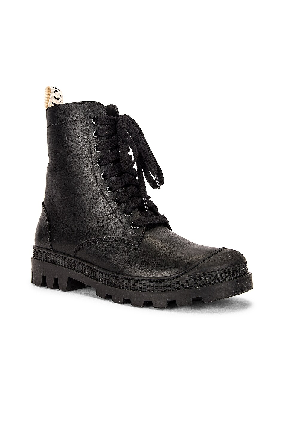 Loewe Combat Boot in Black | FWRD