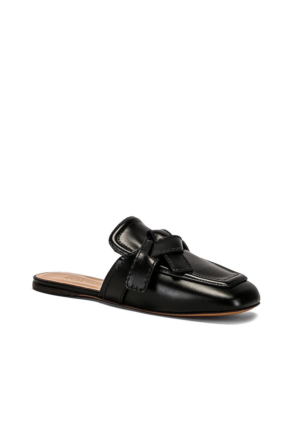 Loewe Gate Flat Mule in Black | FWRD