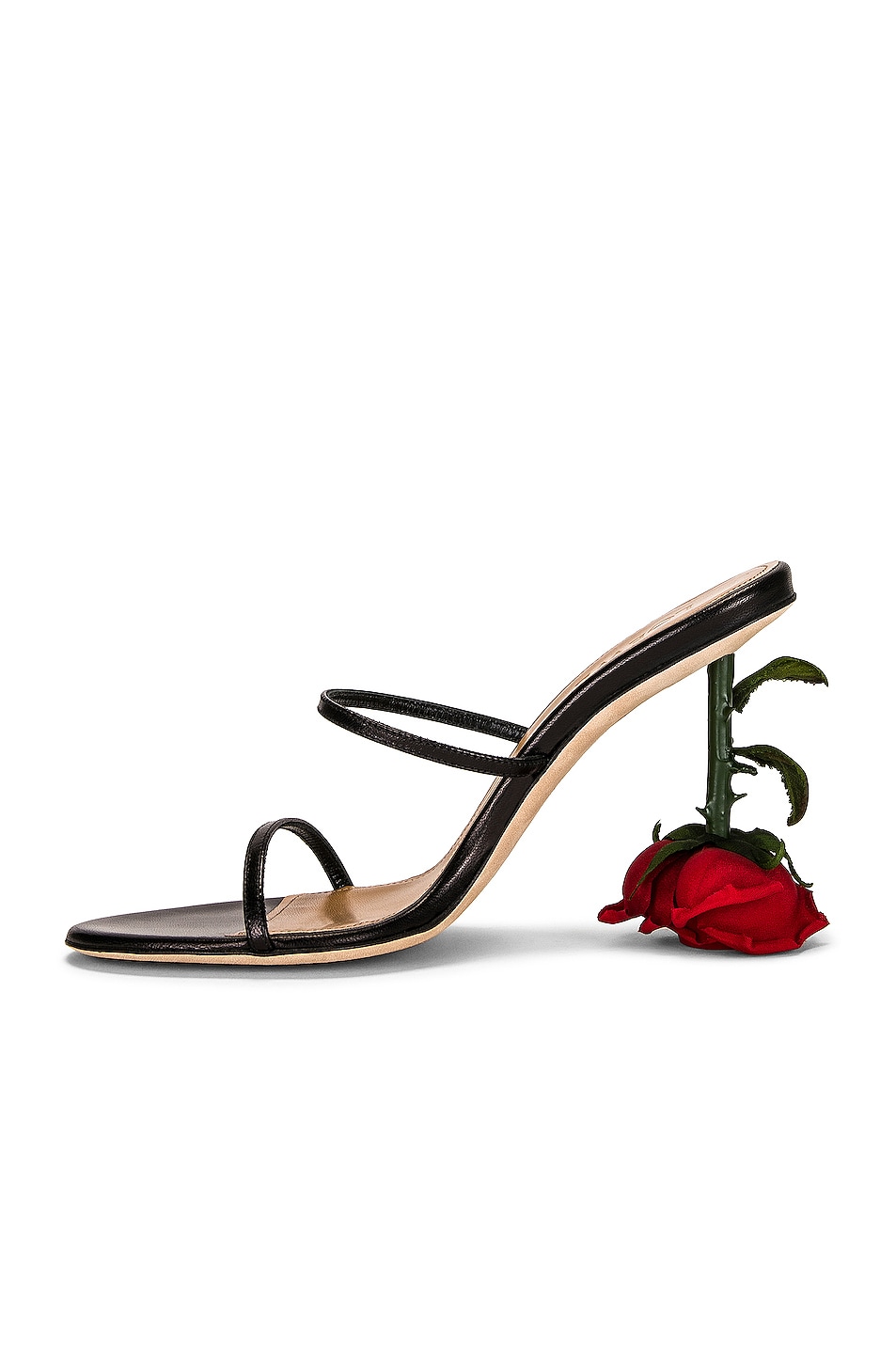 Loewe Rose Heel Sandal in Black | FWRD