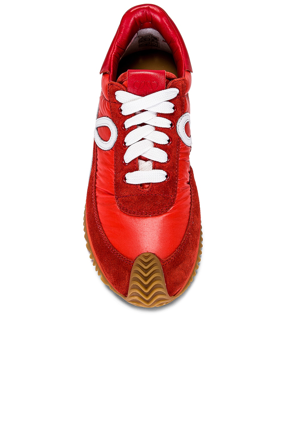 Loewe Padded Flow Runner Sneaker in Red Orange | FWRD