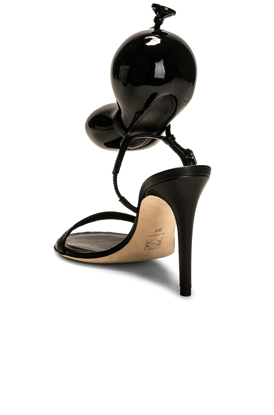 Loewe Balloon 100 Sandal in Black & Black | FWRD