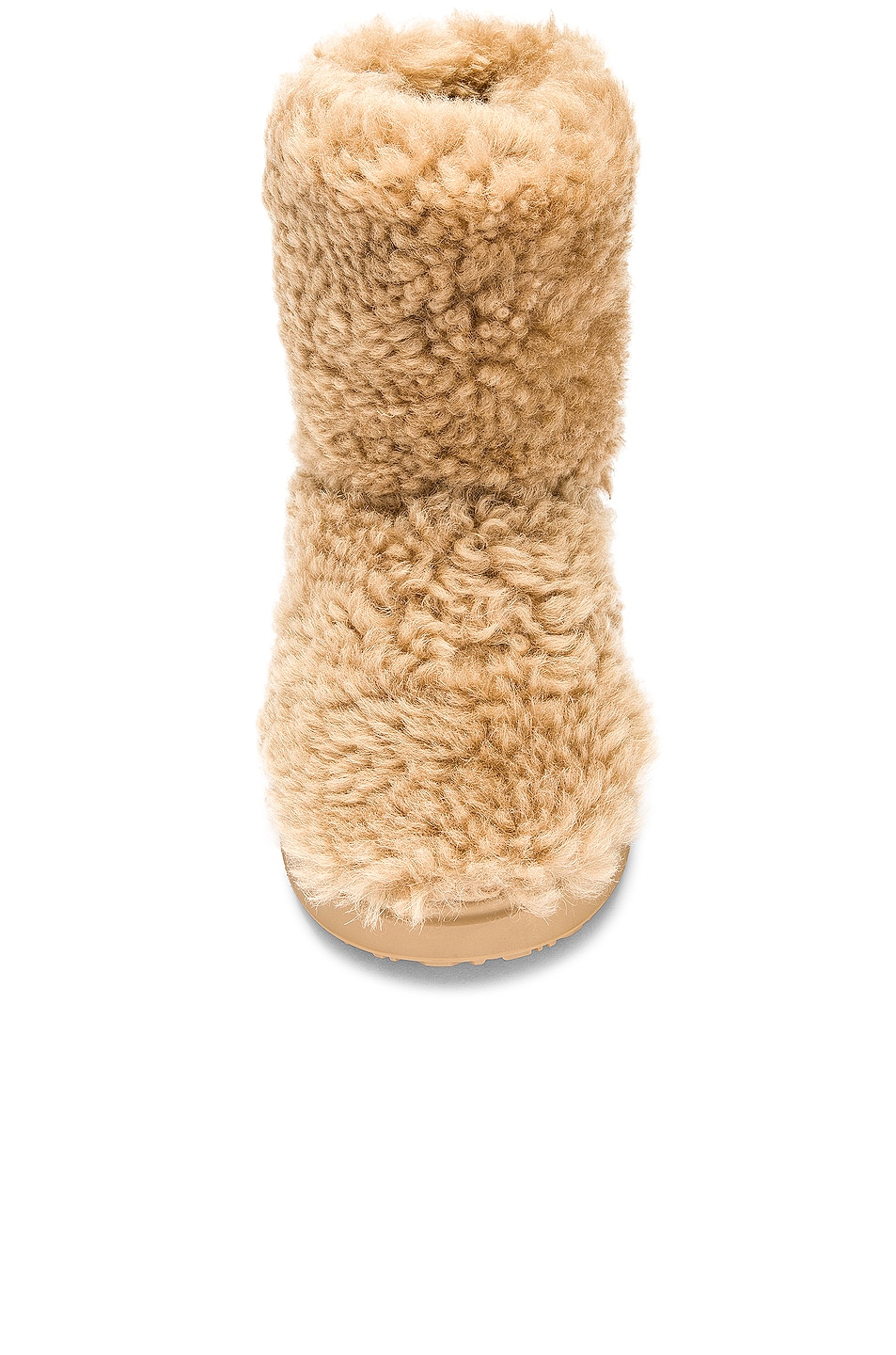 Loewe Shearling Wedge Boot in Warm Desert | FWRD