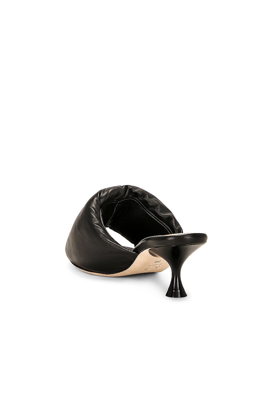 Loewe Anagram 50 Padded Mule in Black | FWRD