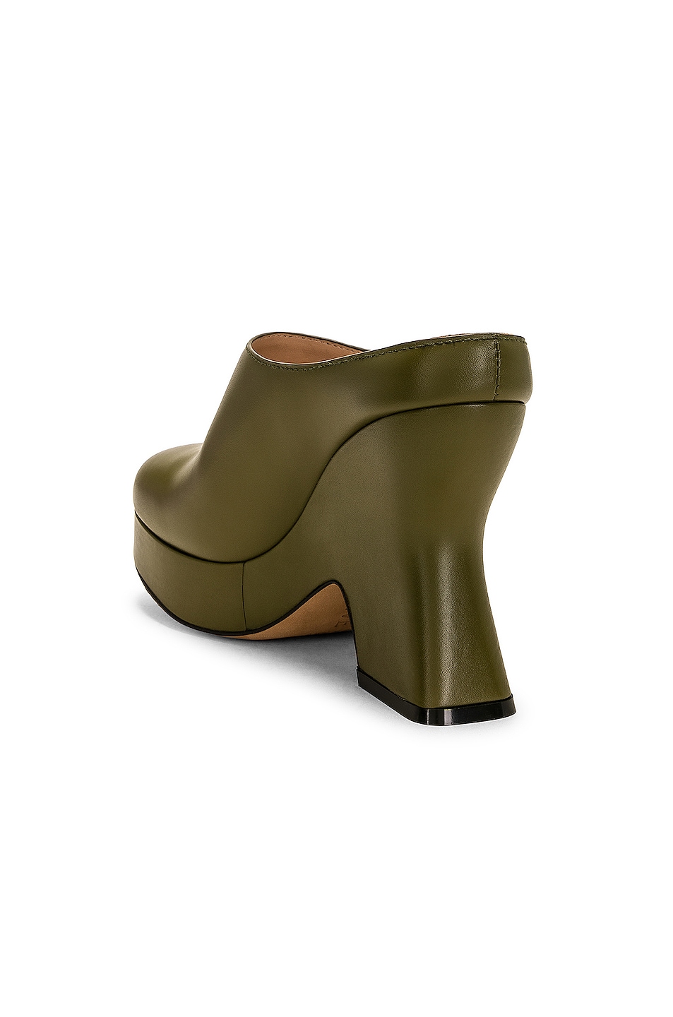 Loewe Terra 110 Wedge Clog in Olive | FWRD