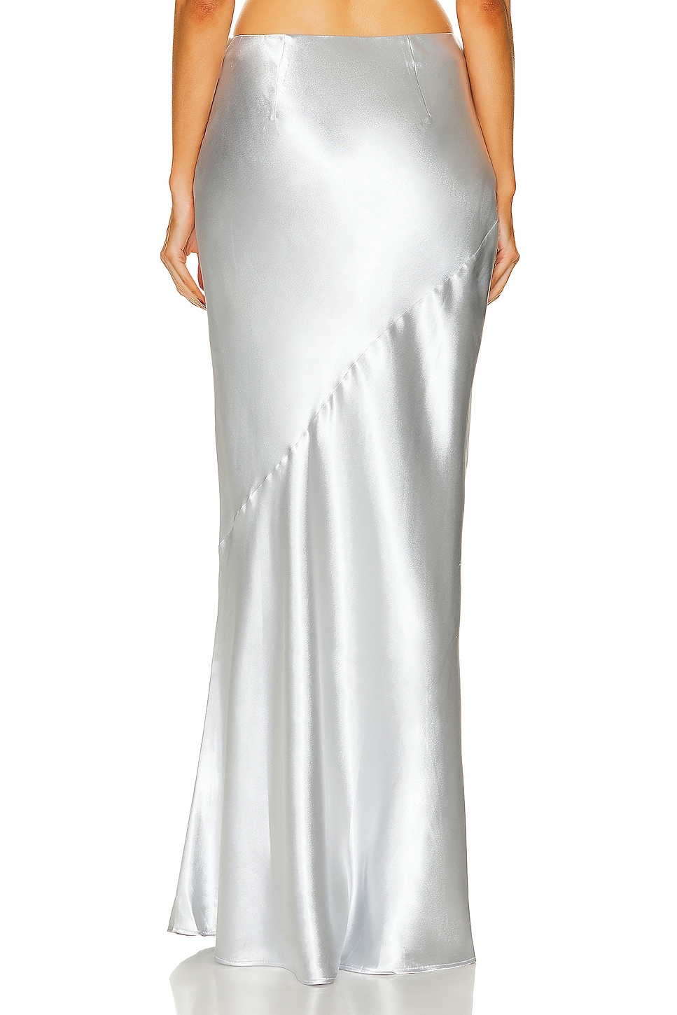 LPA Amalia Maxi Skirt in Silver | FWRD