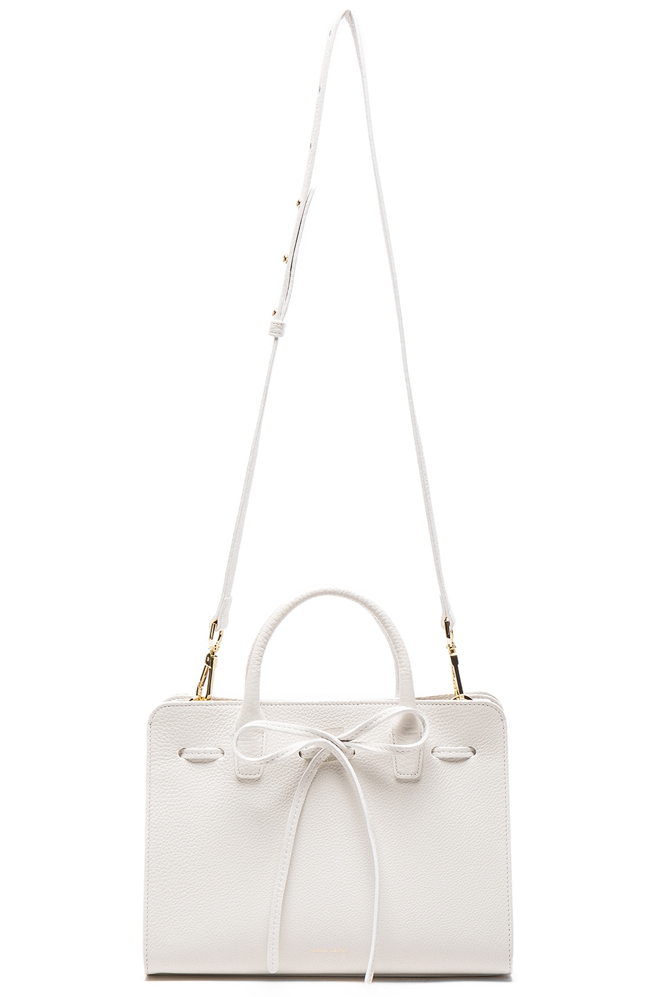 Mansur Gavriel Mini Sun Bag in White Tumble | FWRD