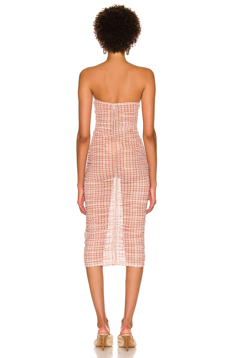 Miaou Renzo Dress in Baby Plaid | FWRD