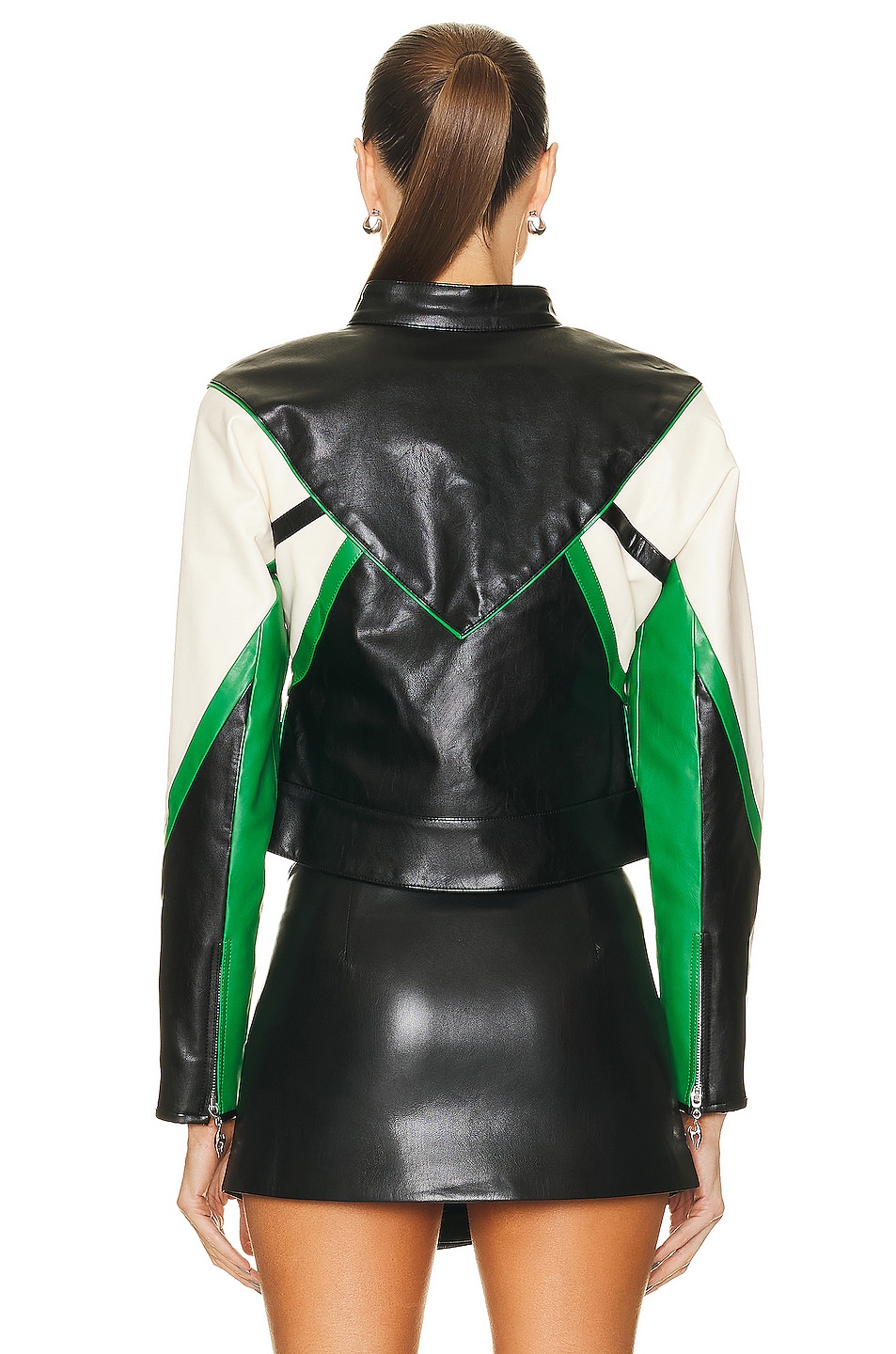 Miaou Vaughn Jacket in Black Leather | FWRD
