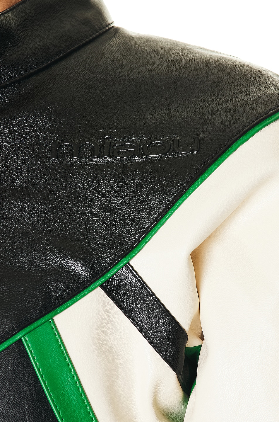 Miaou Vaughn Jacket in Black Leather | FWRD