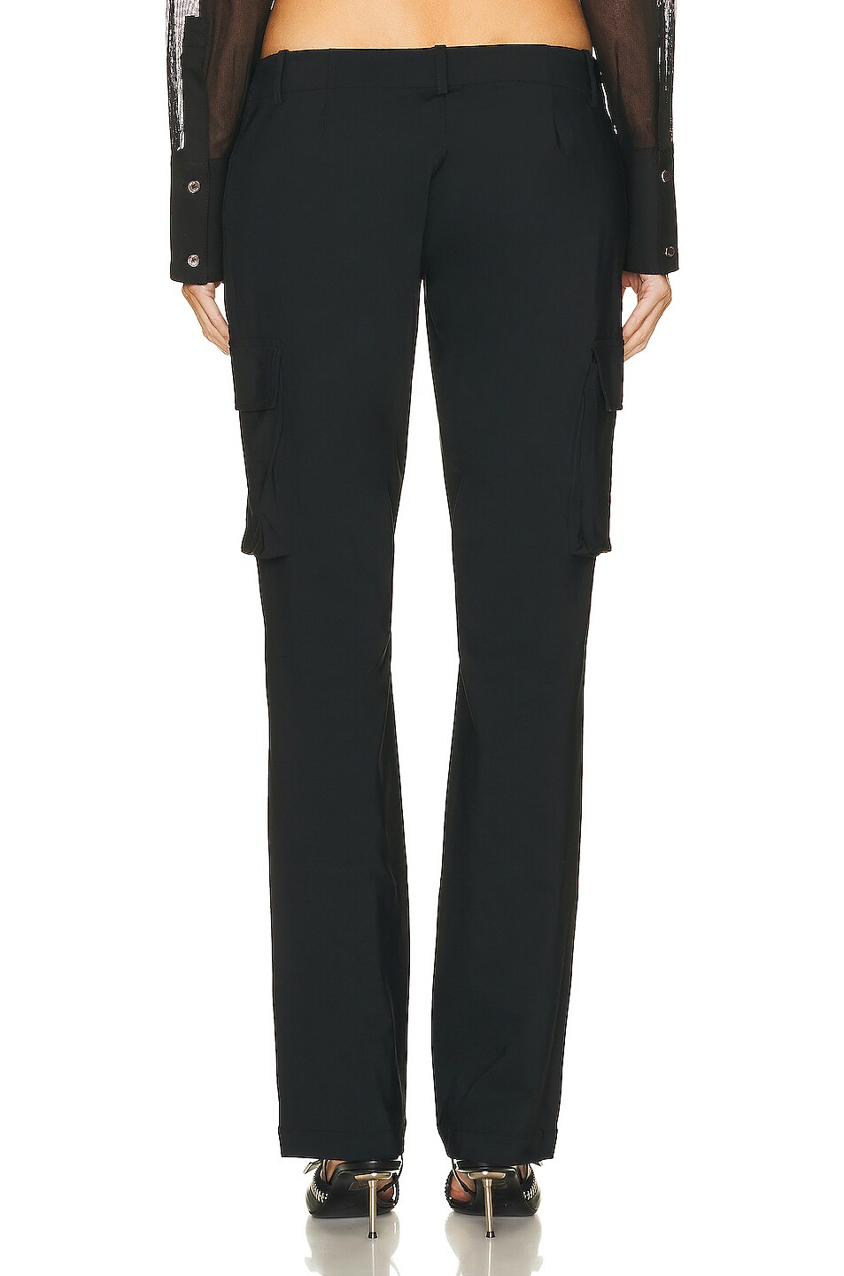 Miaou Raven Cargo Pant in Black | FWRD