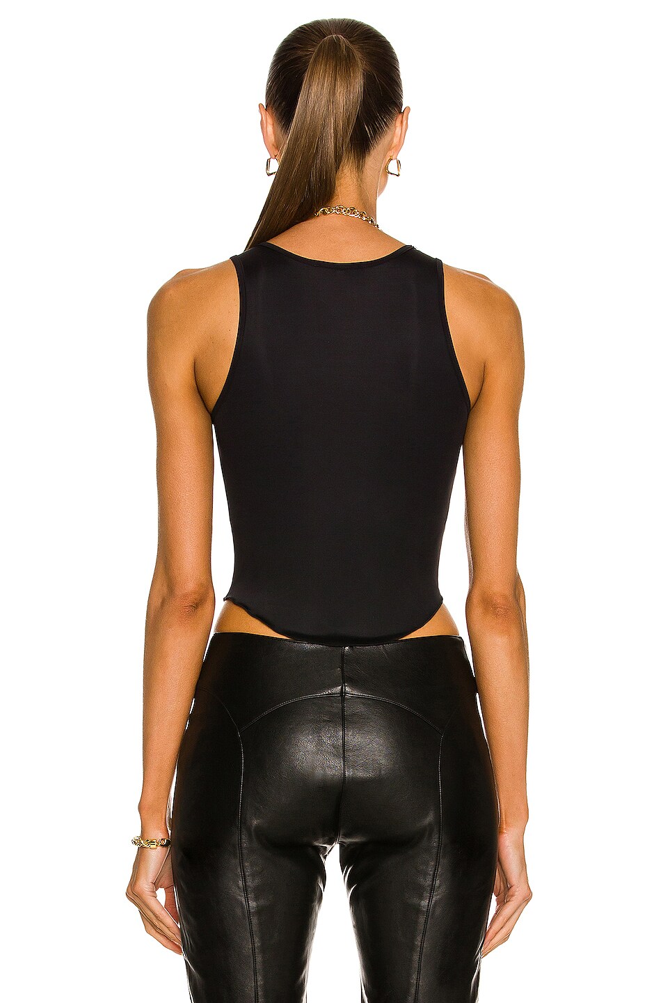 Miaou Jinx Tank in Black | FWRD