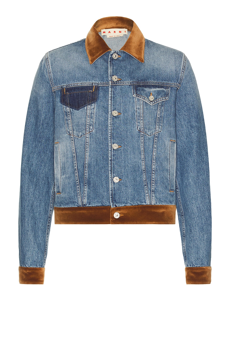 Marni Denim Jacket in Deep Blue | FWRD