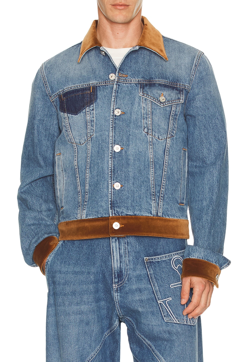 Marni Denim Jacket in Deep Blue | FWRD