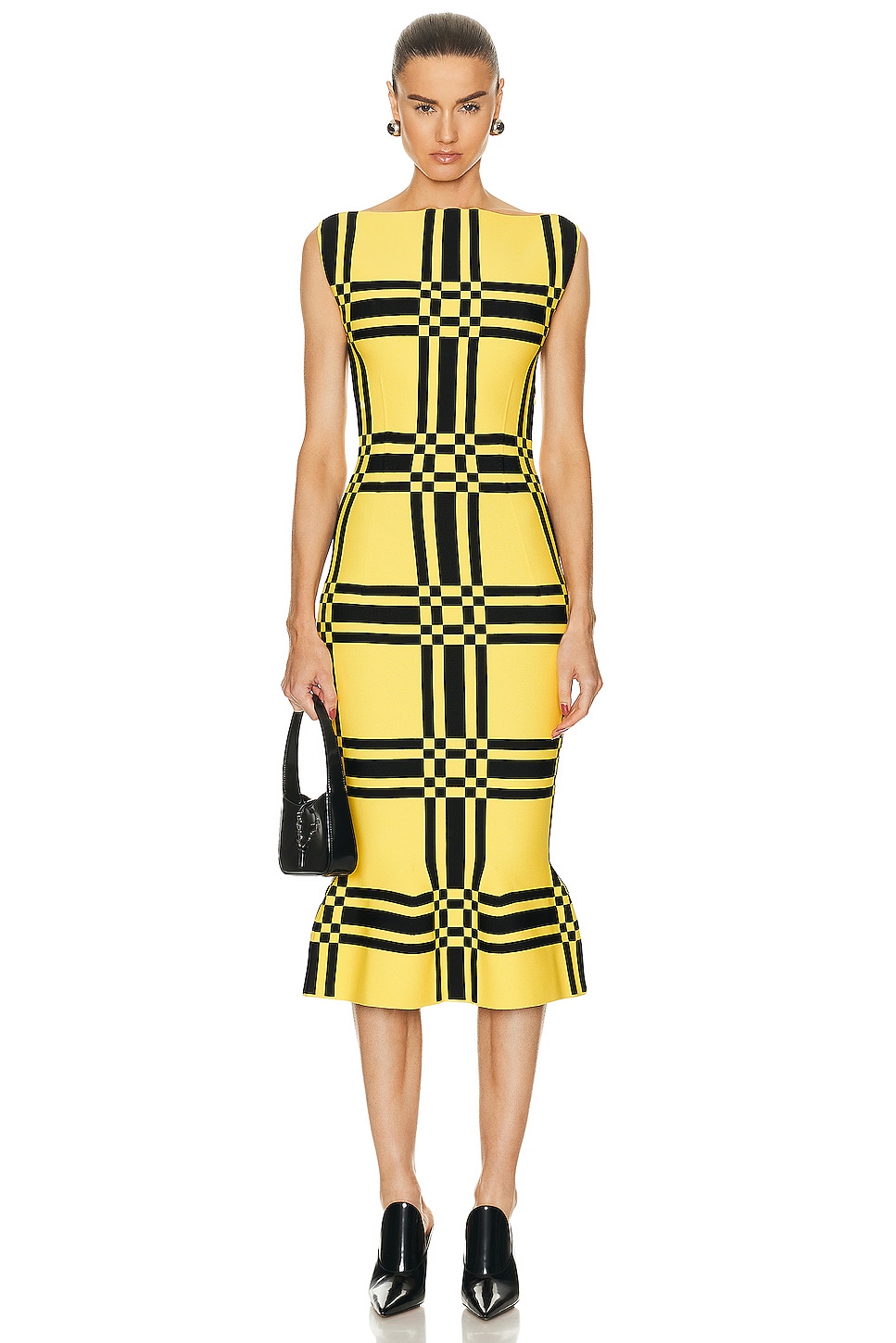 Marni Sleeveless Midi Dress in Maize | FWRD