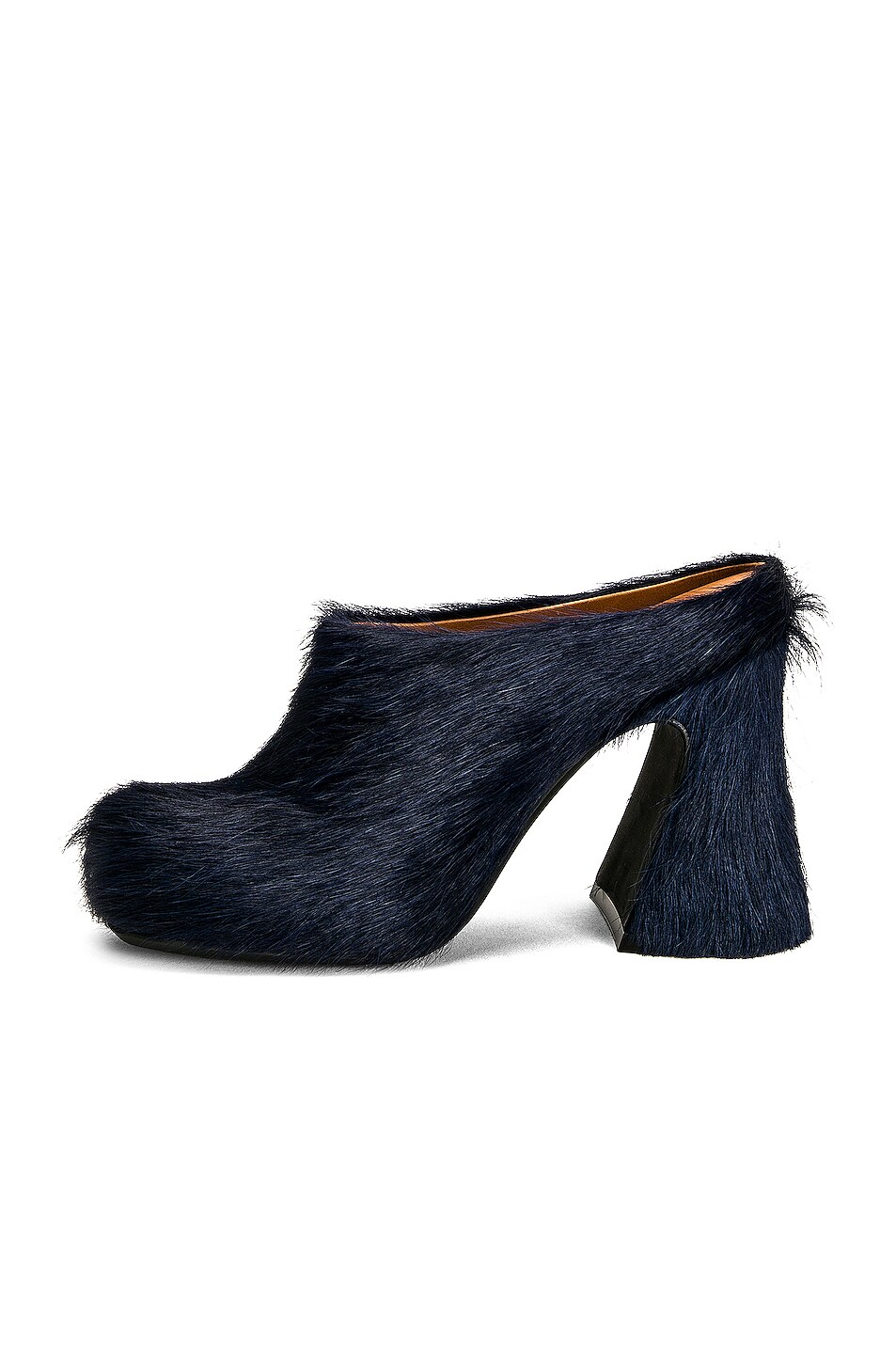 Marni Fussbett Sabot Heels in Eclipse | FWRD