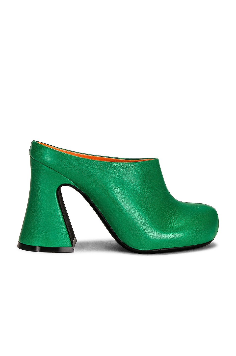 Marni Fussbett Sabot Heels in Garden Green | FWRD
