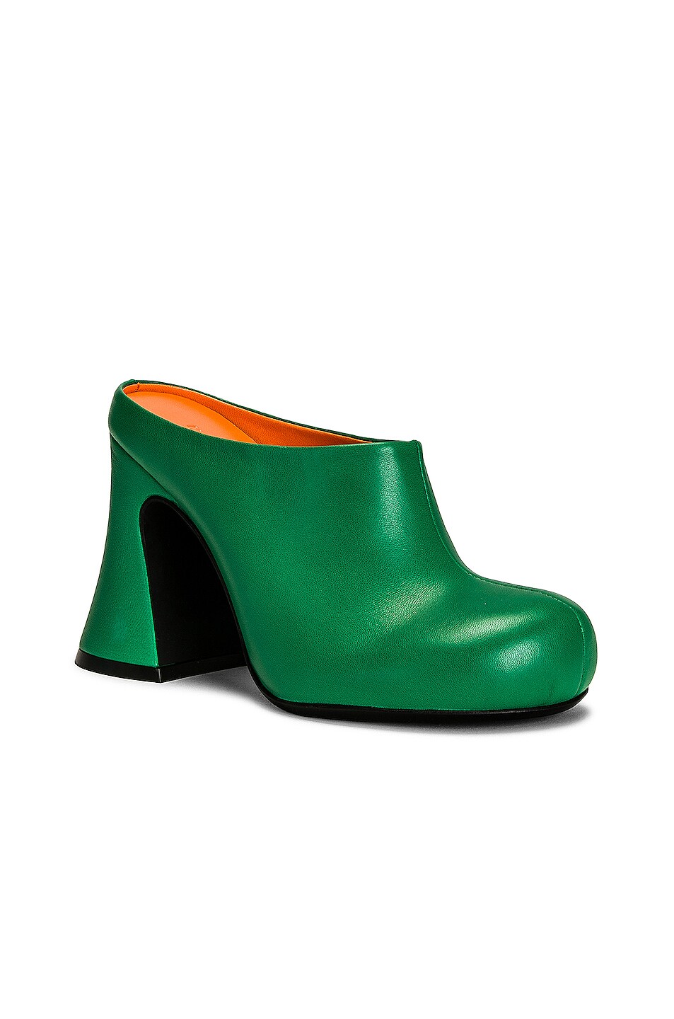 Marni Fussbett Sabot Heels in Garden Green | FWRD