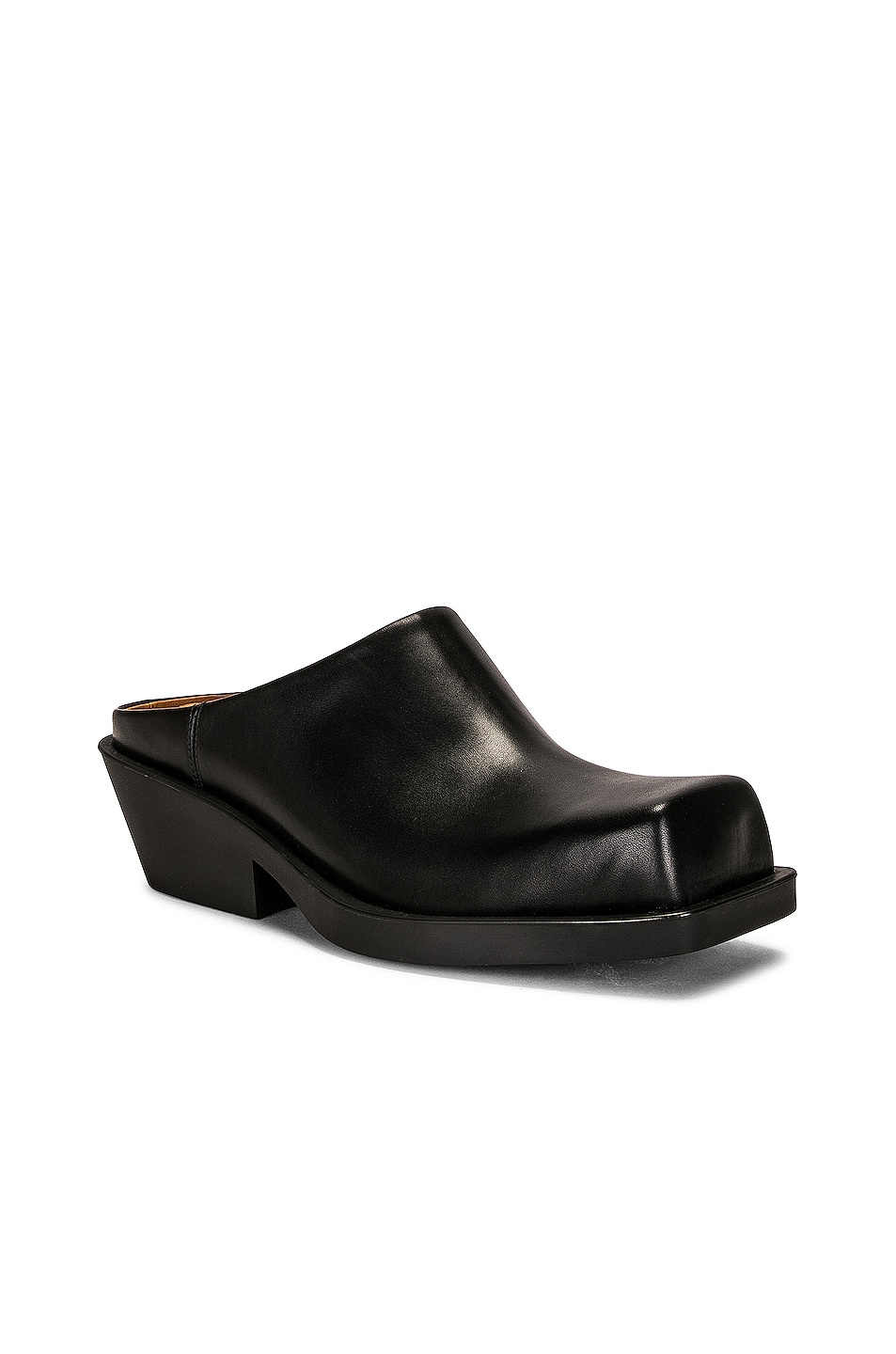 Marni Sabot Square Toe Clog in Black | FWRD
