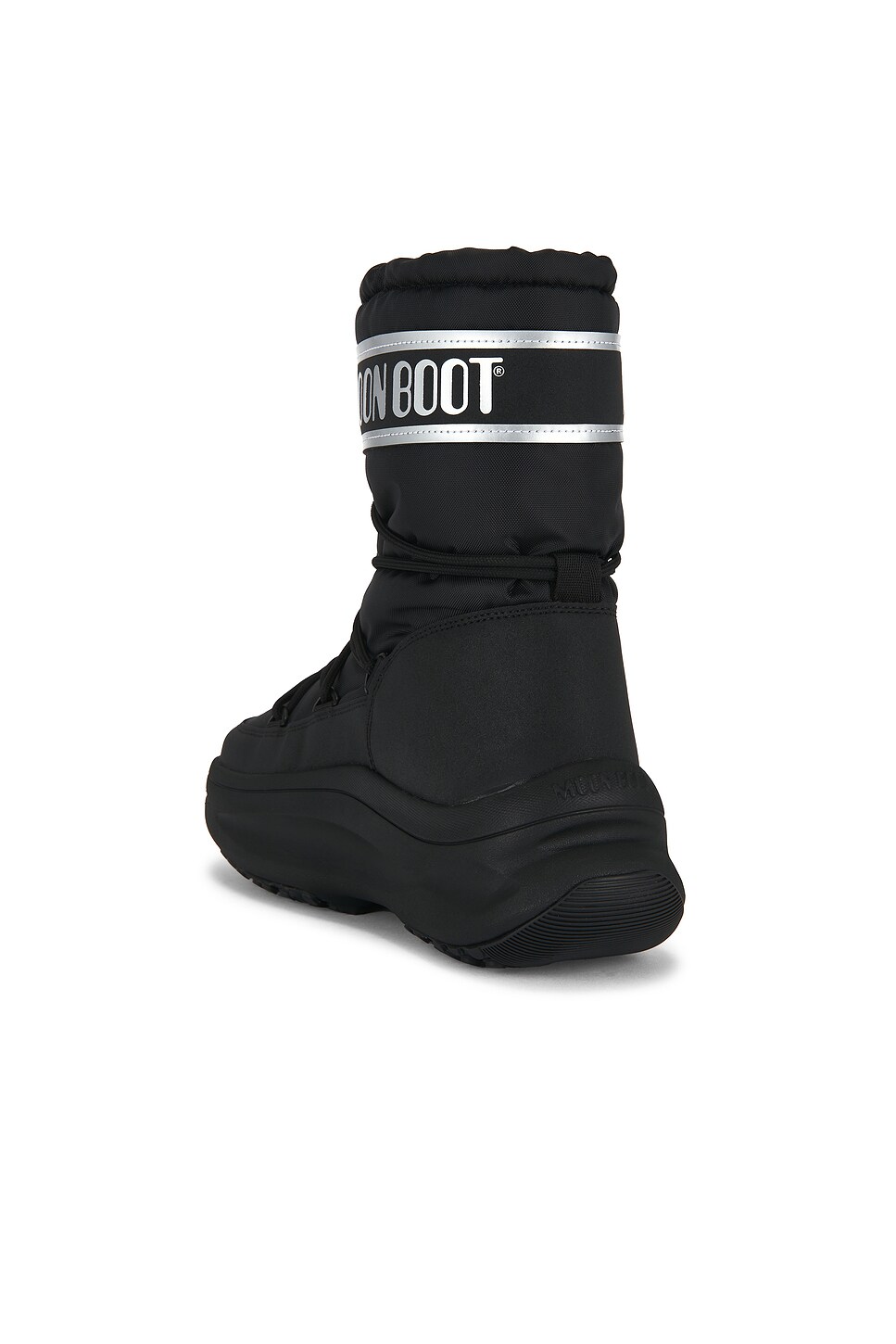 MOON BOOT Moon247 Polar Wp Boot in Black & Silver | FWRD