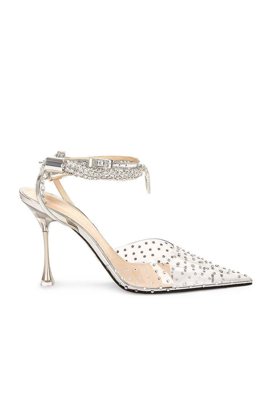 MACH & MACH Alexa Pointed Toe High Heel in Clear | FWRD