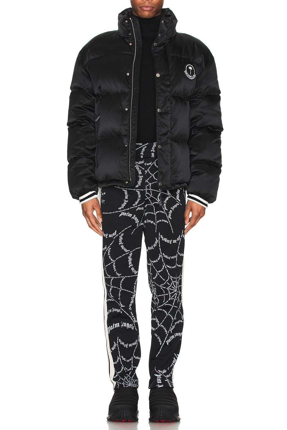 Moncler Genius 8 Moncler Palm Angels Wharram Jacket in Black | FWRD
