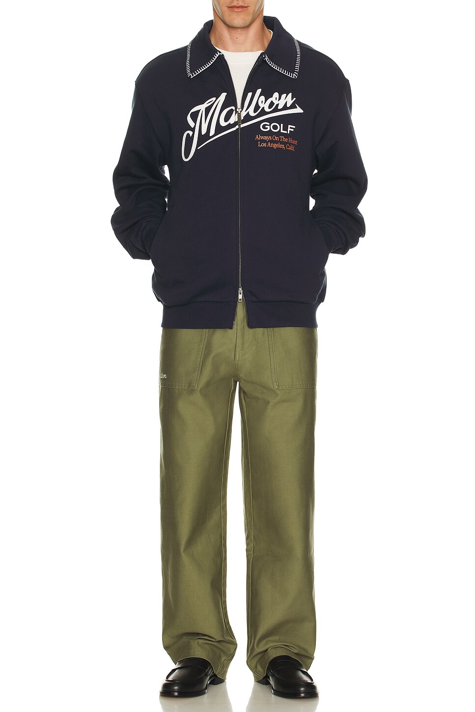 Malbon Golf Maxwell Sweatshirt in Navy | FWRD