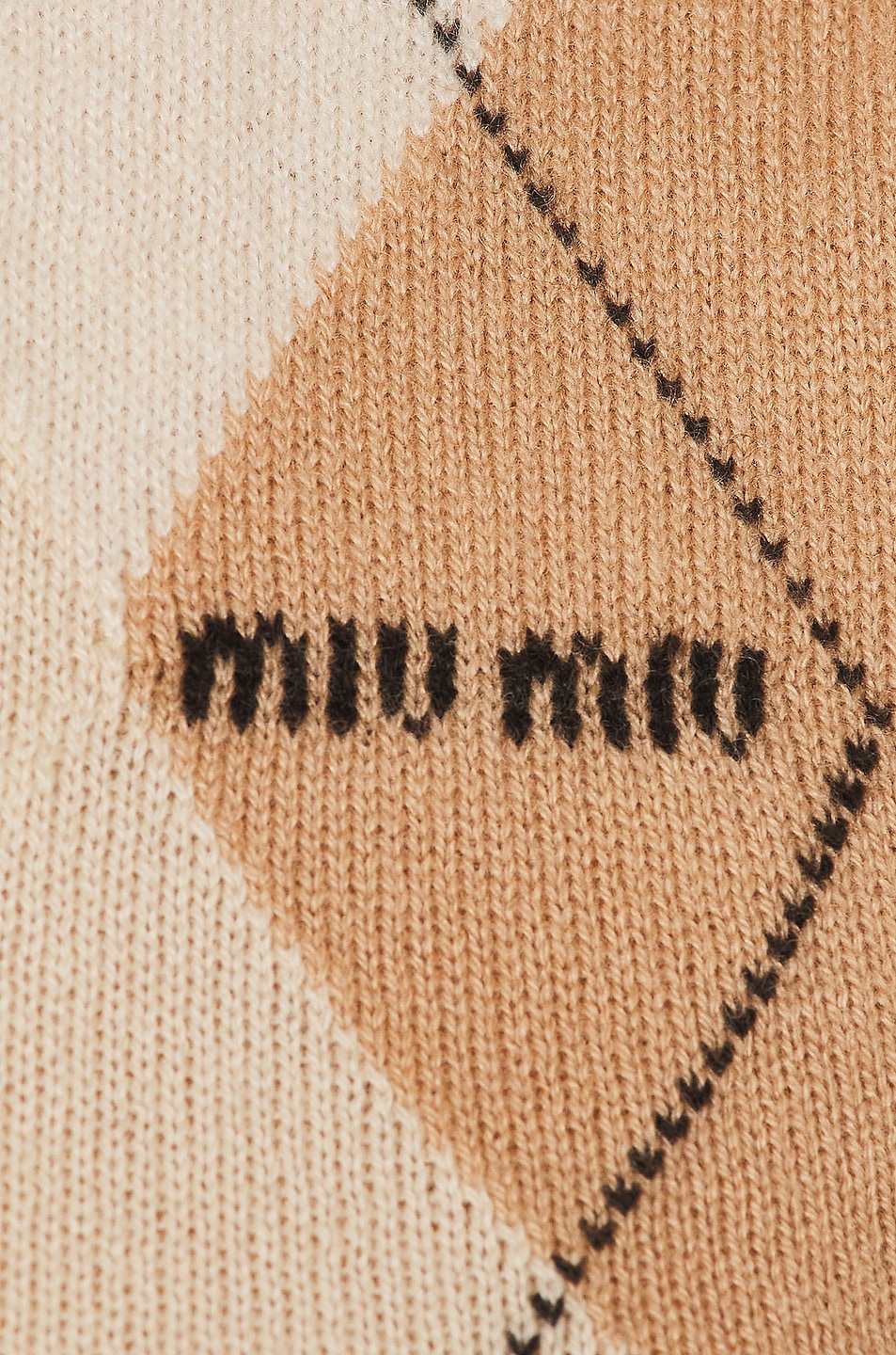 Miu Miu Sweater Vest in Cammello | FWRD