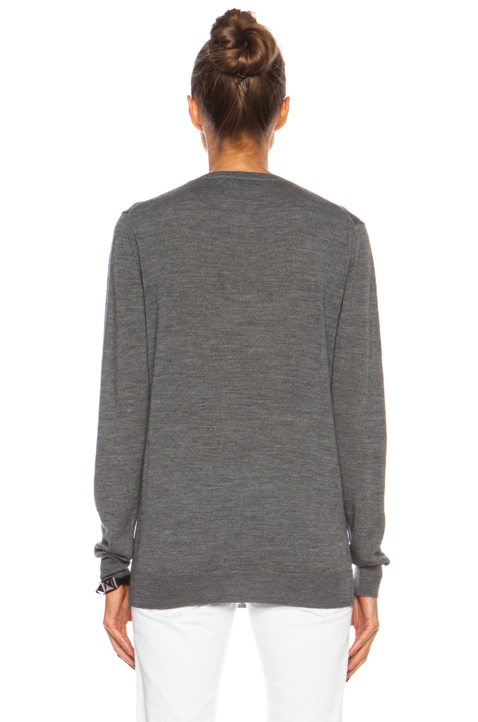 Markus Lupfer Jolly Stripe Lara Lip Sequin Merino Wool Jumper in Medium ...