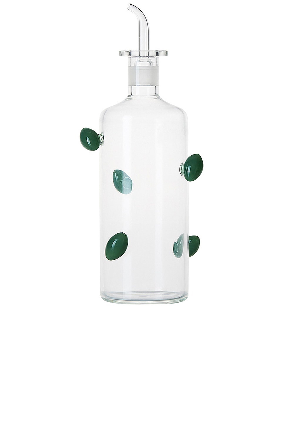 Maison Balzac Olive Oil Bottle in Clear & Opaque Olive | FWRD