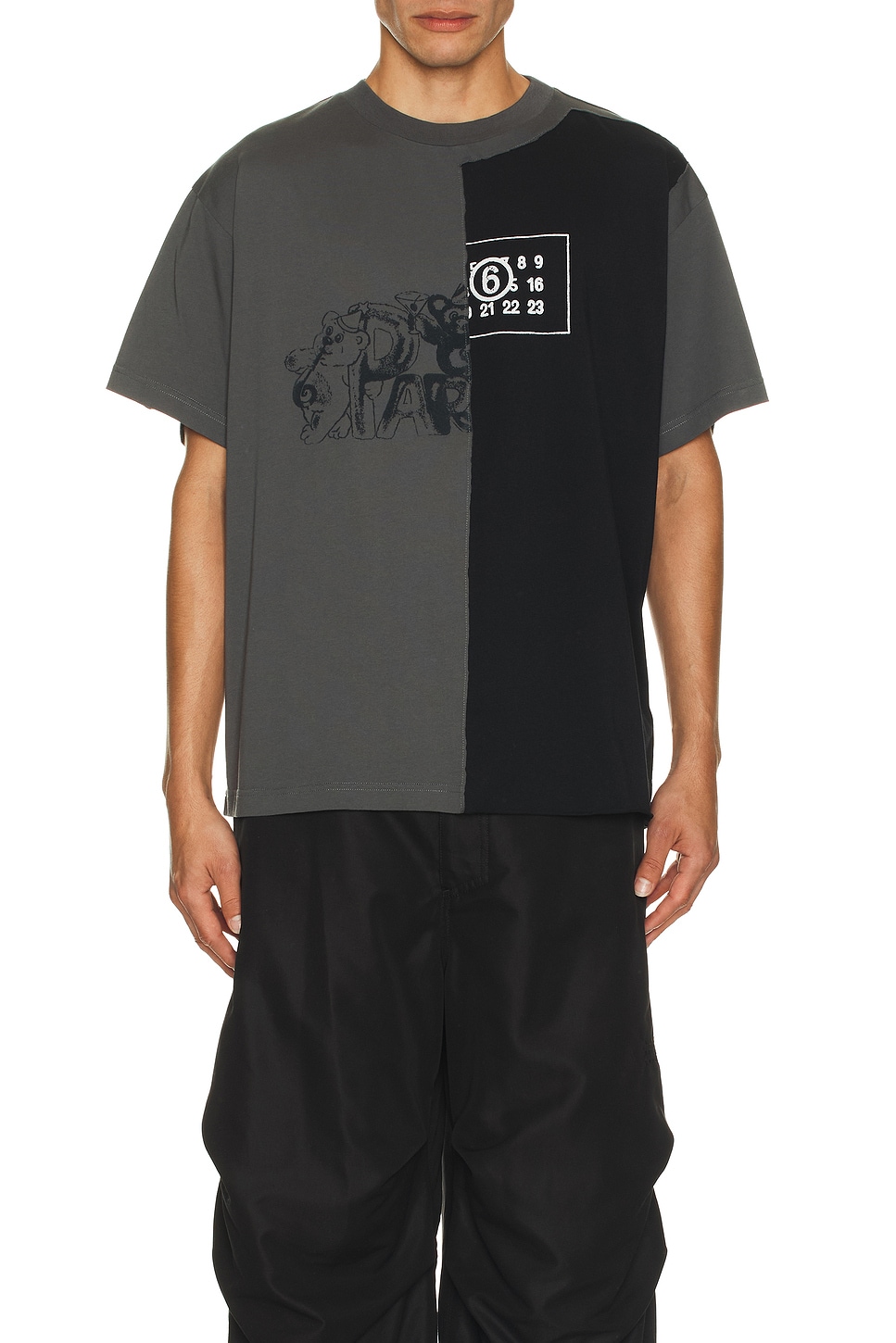 MM6 Maison Margiela T Shirt in Grey | FWRD