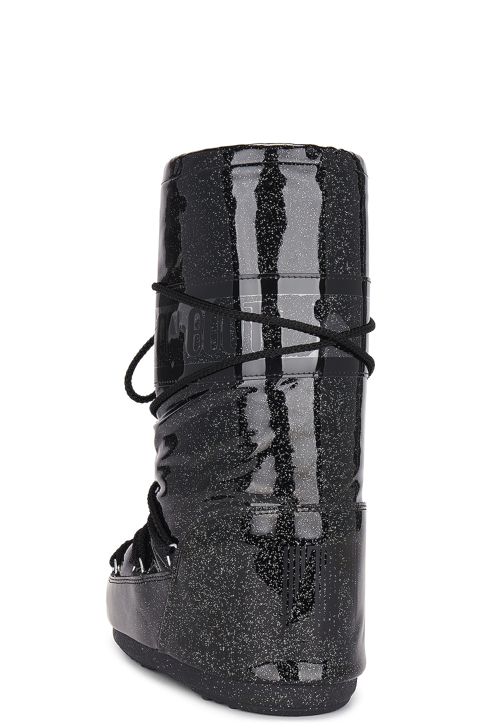 MOON BOOT Icon Glitter Boot in Black | FWRD