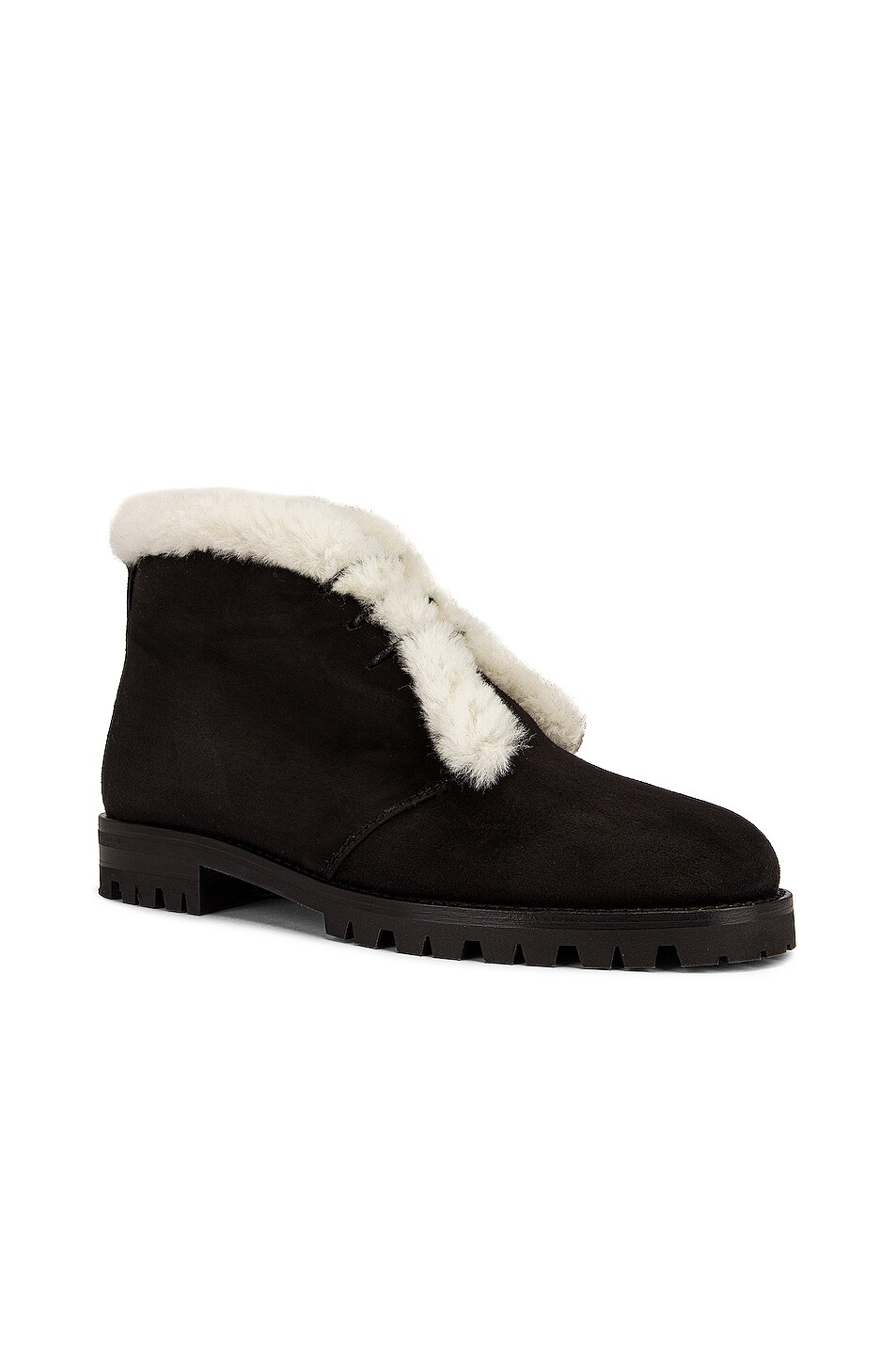Manolo Blahnik Mircus 10 Boot in Black & White | FWRD