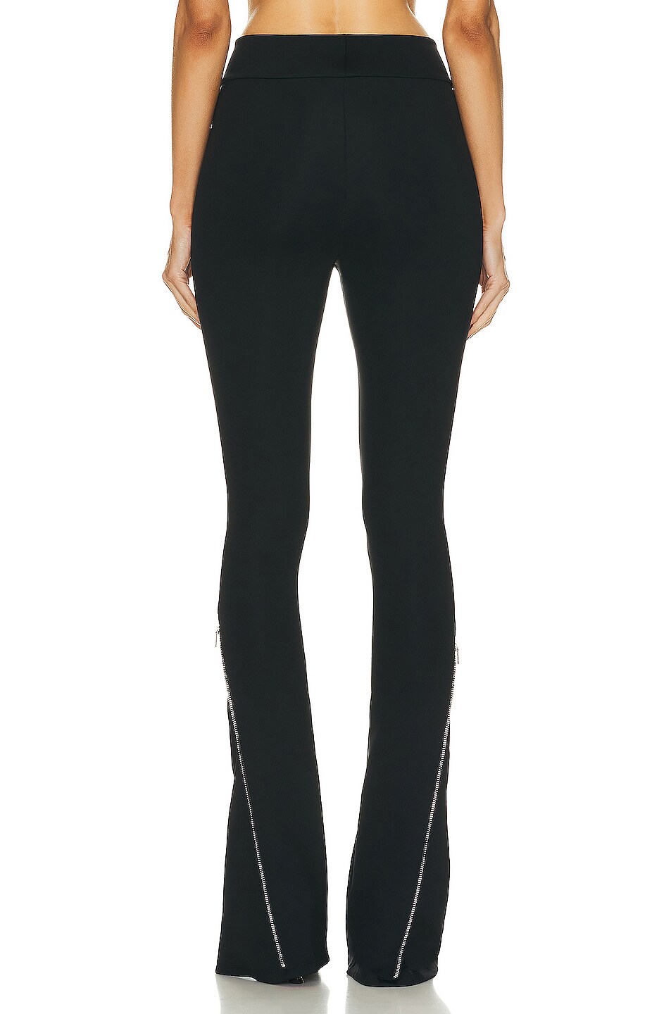 Monse Scuba Zipper Detail Legging in Black | FWRD