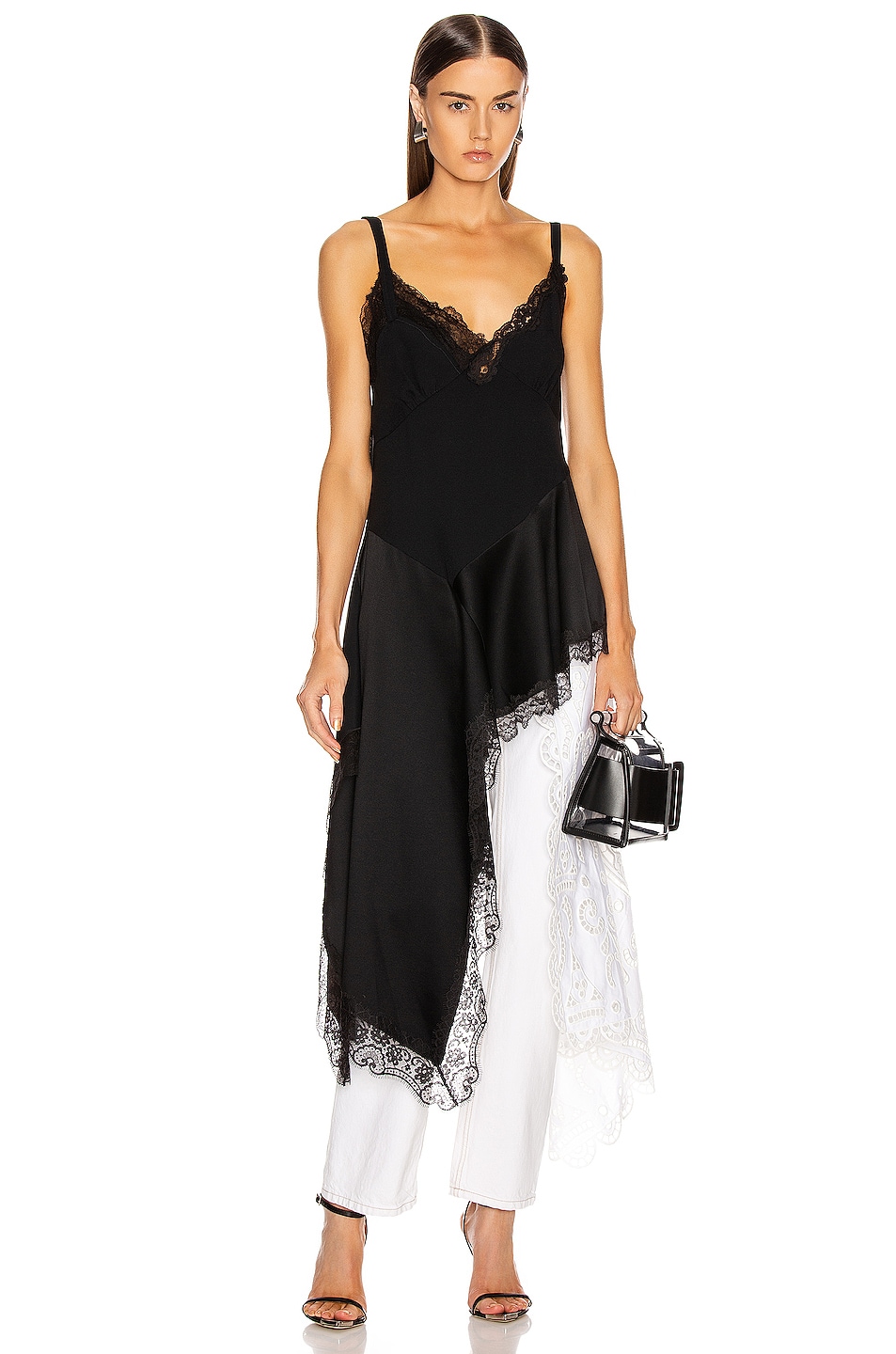 Monse Negligee Lace Top in Black | FWRD