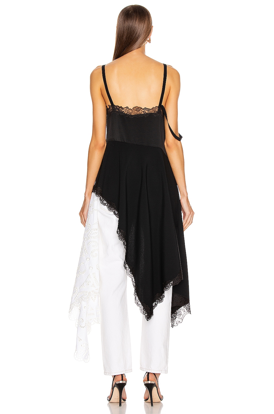 Monse Negligee Lace Top in Black | FWRD