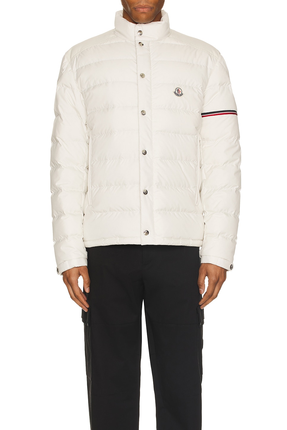 Moncler Colomb Jacket in Silk White | FWRD