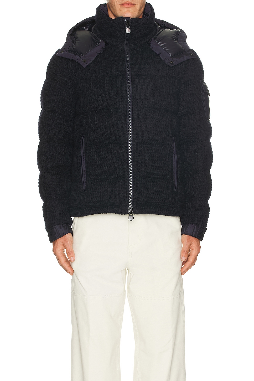 Moncler Lagdei Jacket in Navy Blue | FWRD