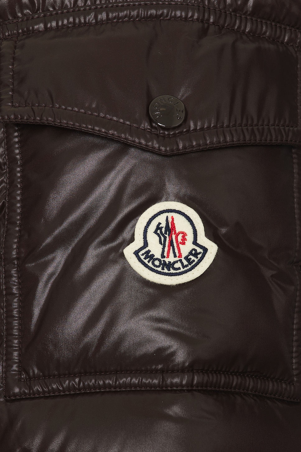 Moncler Maya Jacket in Dark Brown | FWRD