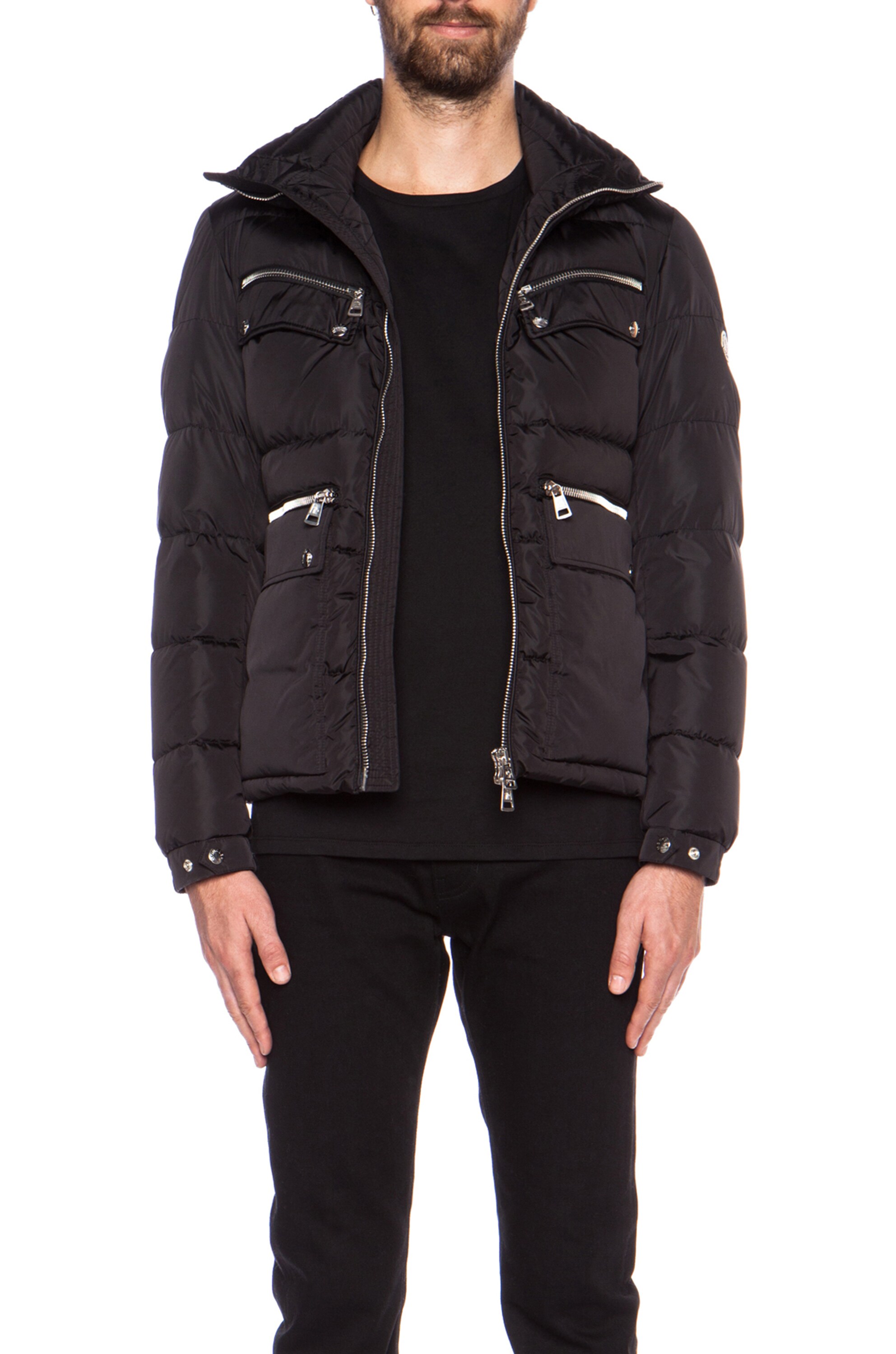 Moncler Pierce Polyamide Jacket in Black | FWRD