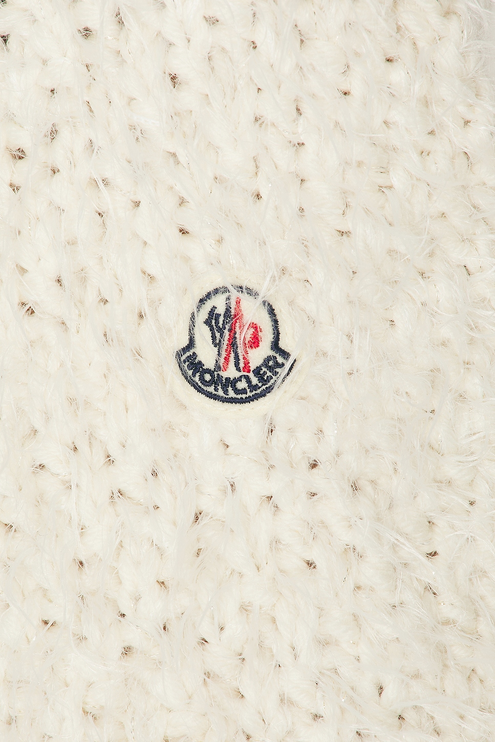Moncler Button Up Cardigan in Silk White | FWRD