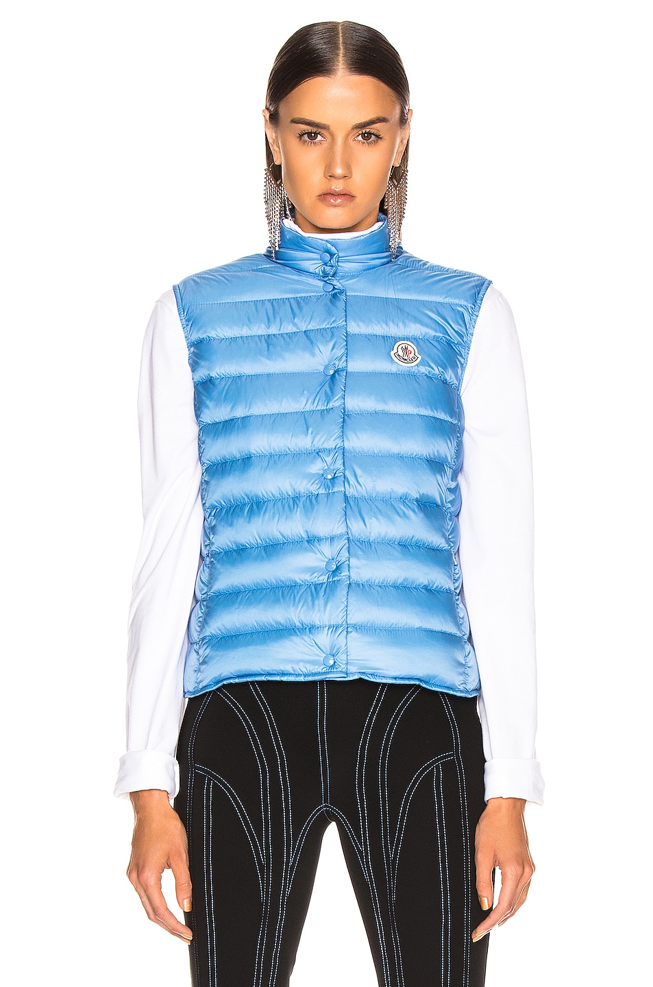 Moncler Liane Vest in Blue | FWRD