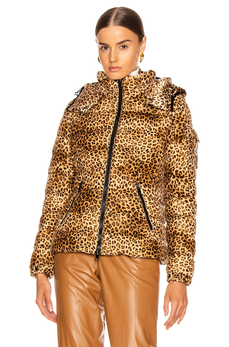 Moncler Bady Jacket in Leopard | FWRD