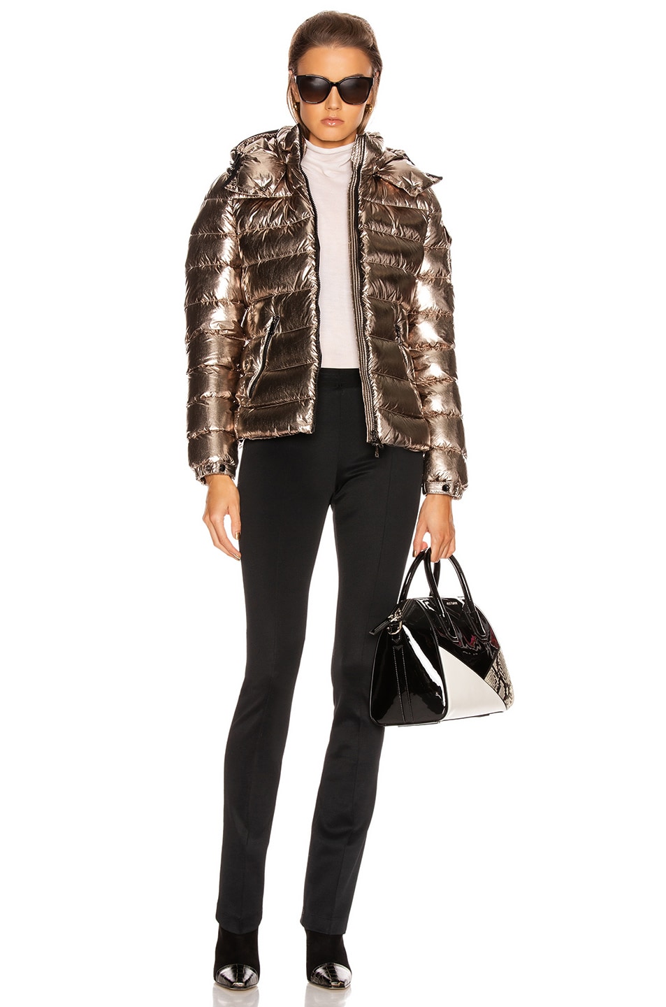 Moncler Bady Jacket in Gold Metallic | FWRD