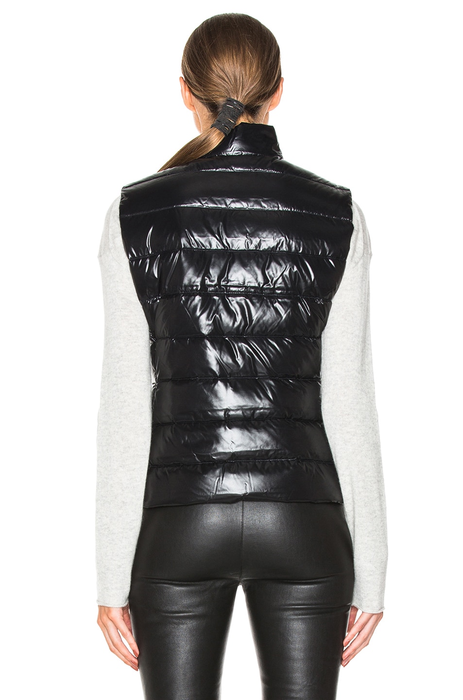Moncler Ghany Vest in Black | FWRD
