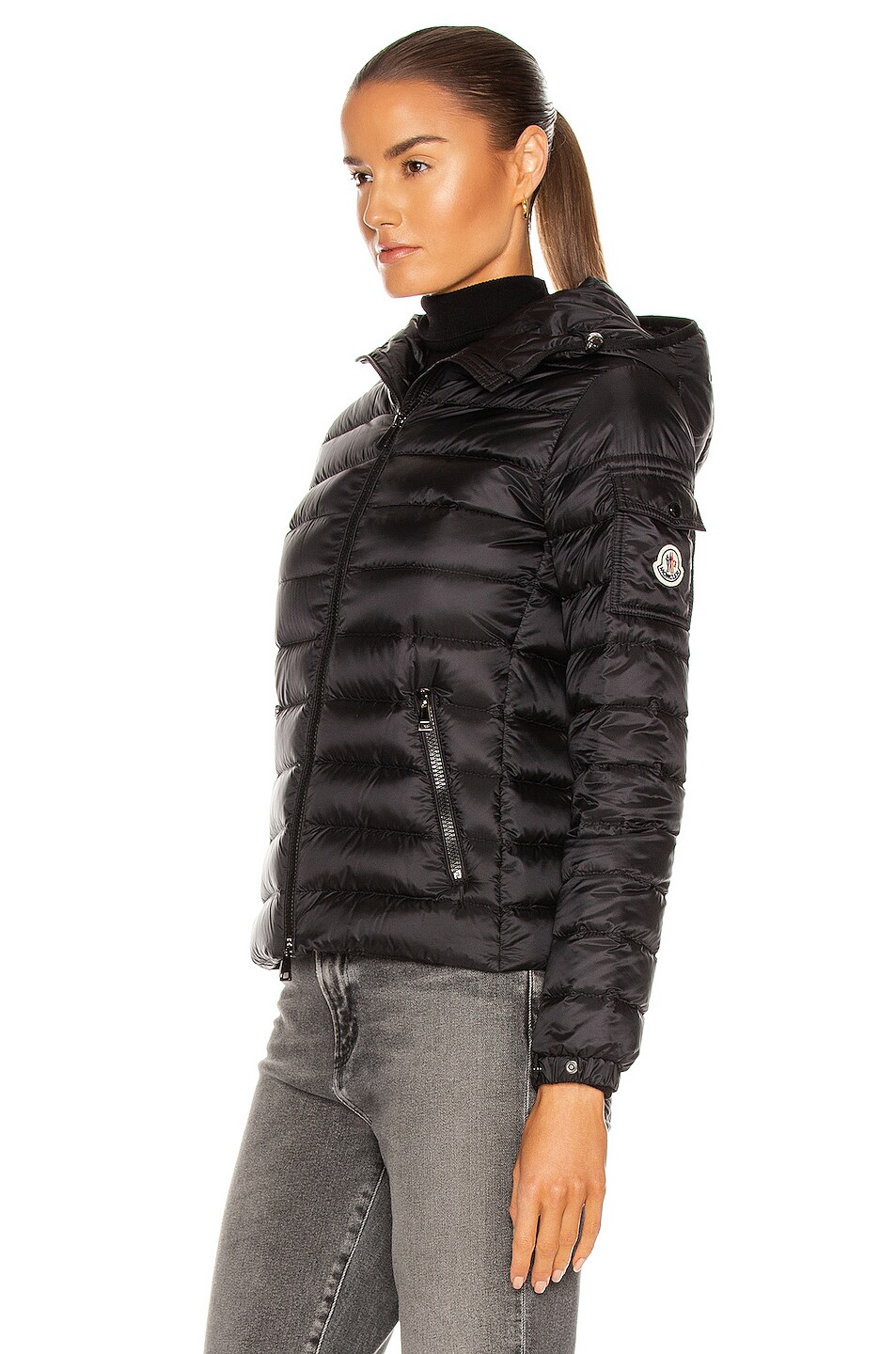 Moncler Bles Giubbotto Jacket in Black | FWRD